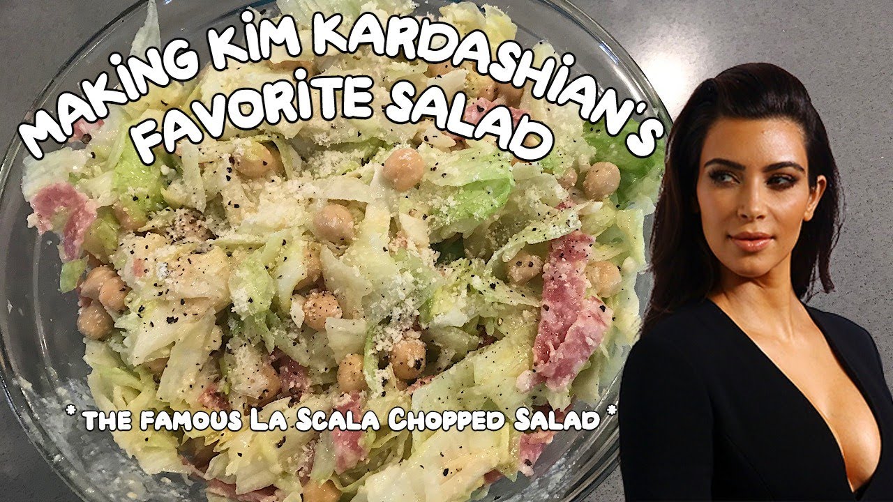 MAKING KIM KARDASHIAN'S FAVORITE SALAD *La Scala Chopped Salad* - YouTube