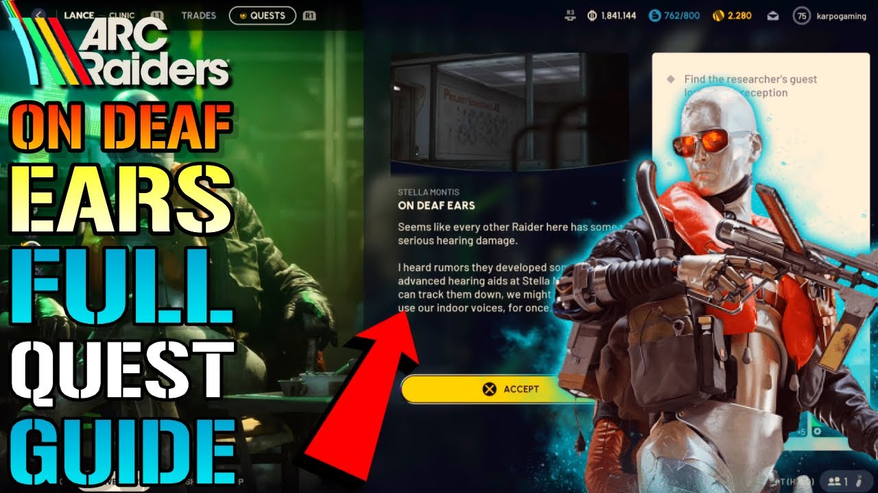 ARC Raiders: "On Deaf Ears" Quest Guide! Where To Find The Research ...