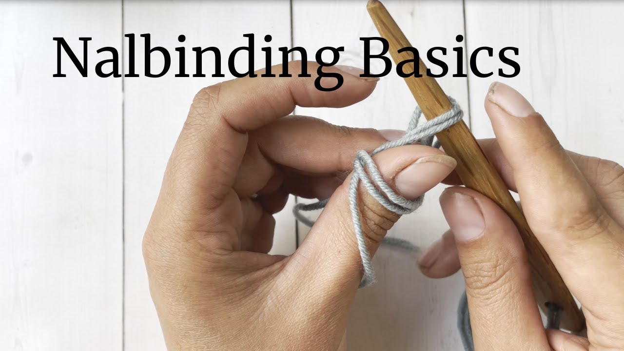 Nalbinding Basics Finnish 2+2 - YouTube