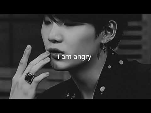 when he is angry with you...suga asmr😉