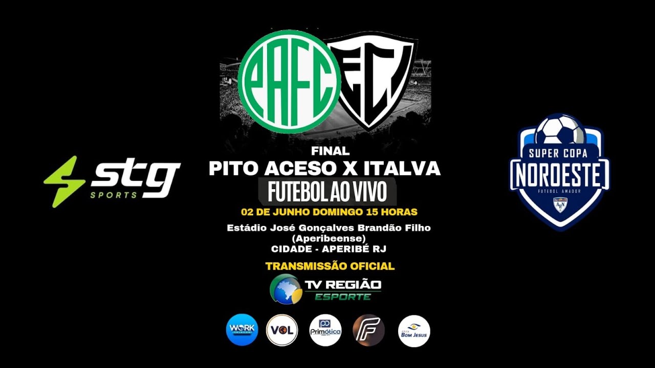 FINAL - SUPER COPA NOROESTE 2024 (PITO ACESO X ITALVA) 1° JOGO - YouTube