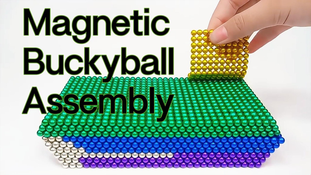 Creative Magnetic Ball Assembly: Experience 10 Minutes of Stress Relief ...