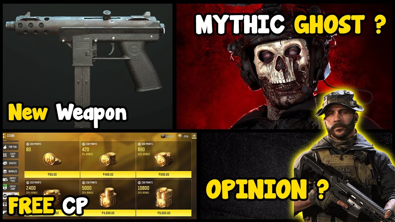 *NEW* MYTHIC GHOST ? | FREE CP | NEW SMG | TEC 9 | LEGENDARY GUNS ...