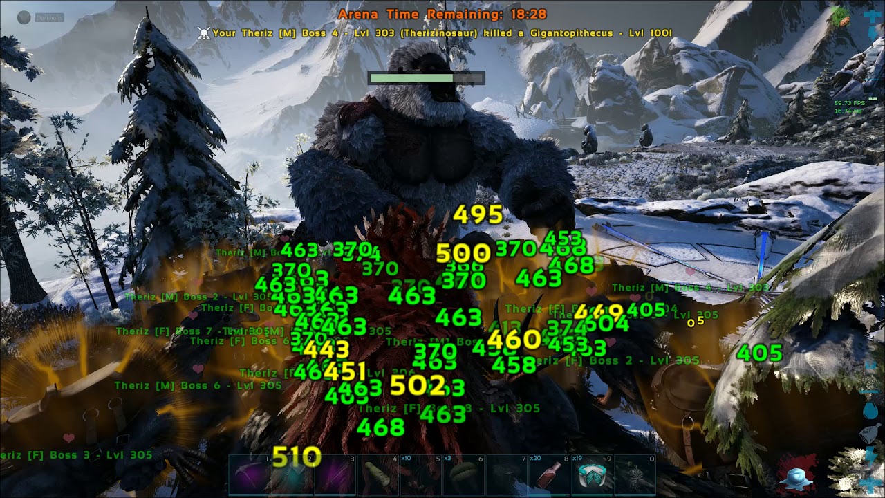 ARK Survival Evolved - Gamma Megapithecus (solo - flawless) - YouTube