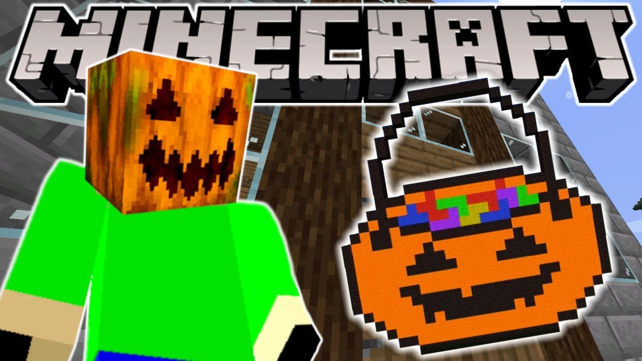 FUNNY MINECRAFT TRICK OR TREAT PRANK! | Halloween Minecraft Gameplay ...