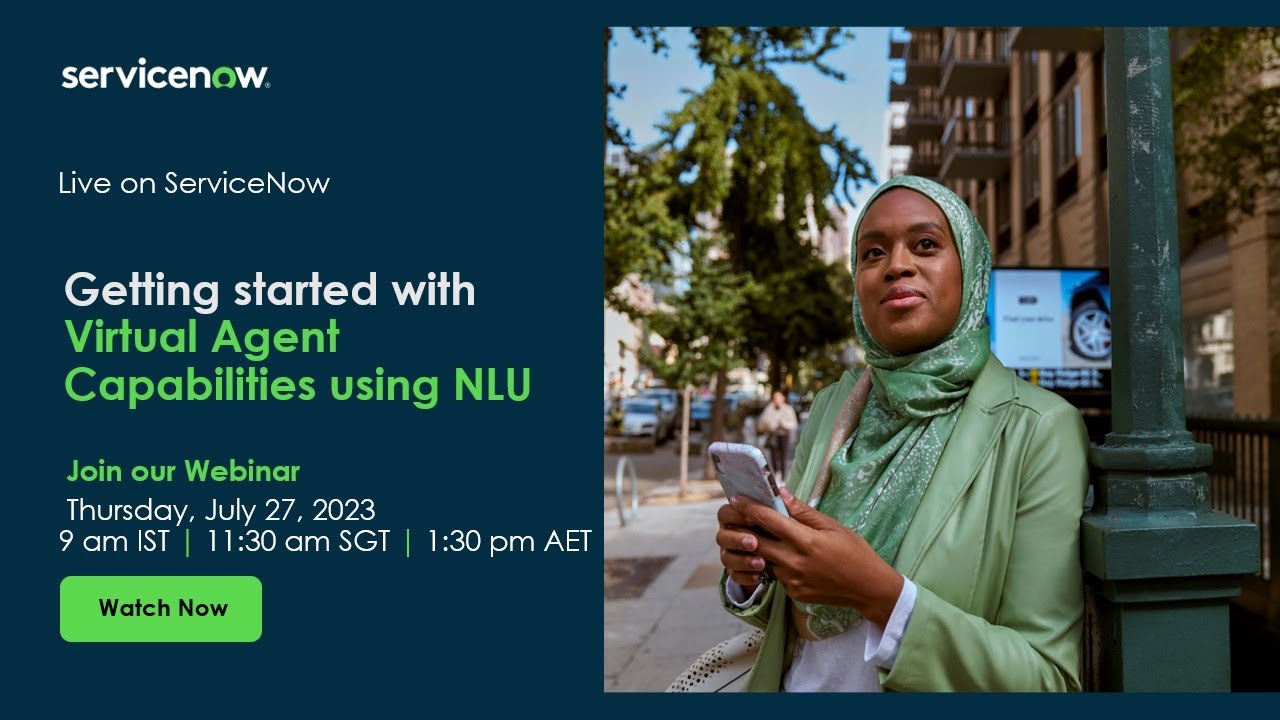 Getting started with Virtual Agent Capabilities using NLU - YouTube