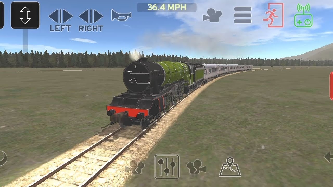 Train and Rail Yard Simulator Game New Update || New Steam Locomotive ...