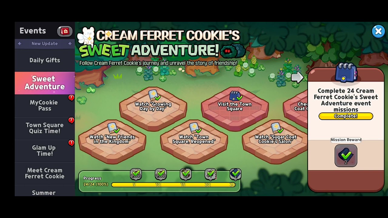 Cookie Run Kingdom OST - 'Cream Ferret Cookie's Sweet Adventure' Music ...