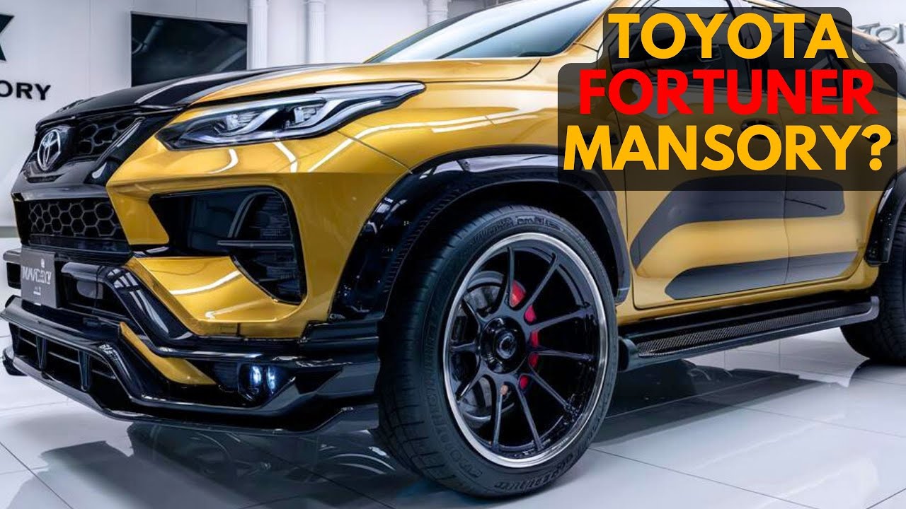2025 Toyota Fortuner Mansory Revealed : Luxury Redefined! - YouTube