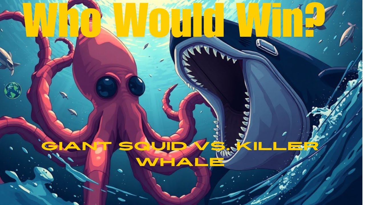 Ocean Gladiators: Killer Whale Battles a Giant Squid! Who Do You Think ...