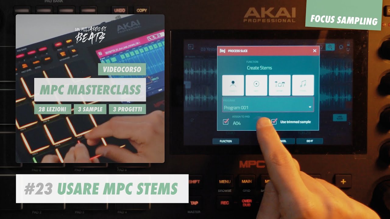 Impara a usare MPC Stems di AKAI (tutorial italiano) - YouTube