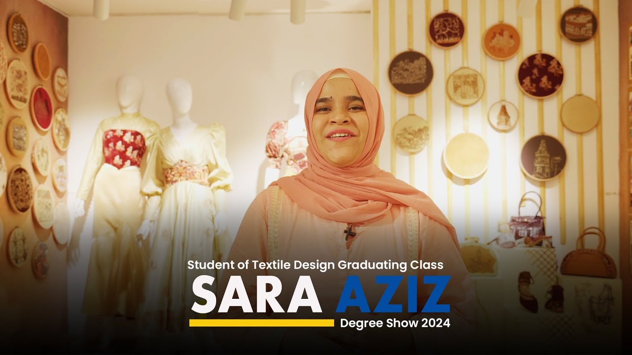 Sara Aziz | Textile Design Technology Thesis 2024 | Karachi: A Tapestry ...