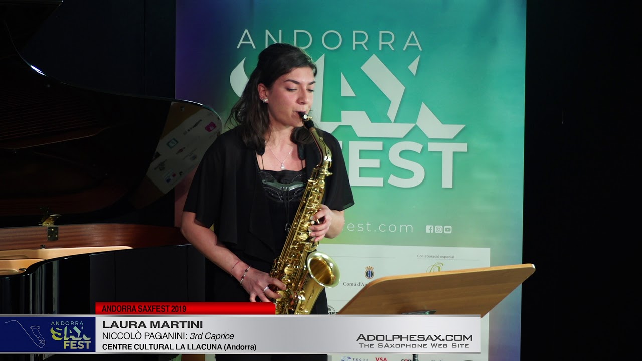Andorra SaxFest 2019 1st Round Laura Martini 3rd Caprice by Niccolo ...