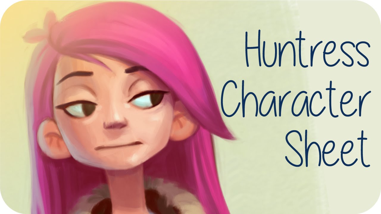 Huntress | Digital Painting - YouTube