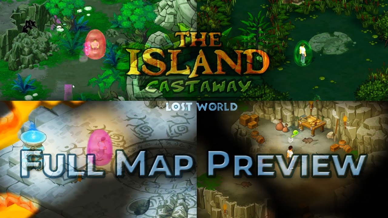 Island Castaway Lost World Full Island Preview + Caves and Santuary ...