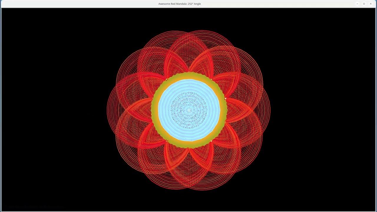 5 Mandalas featuring 252° angles--Colon-Toning Frequencies 58.66 Hz,176 Hz,528 Hz, 704 Hz - YouTube