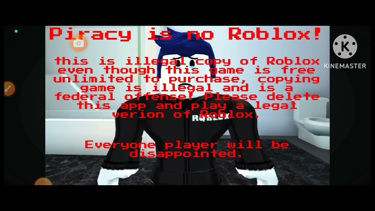 Roblox anti piracy screen - YouTube