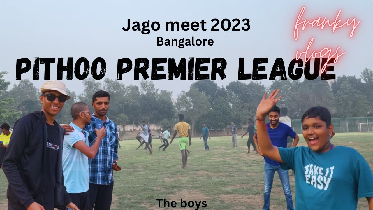 Bangalore trip|| jago event 2023 || Pithoo premiere league - YouTube
