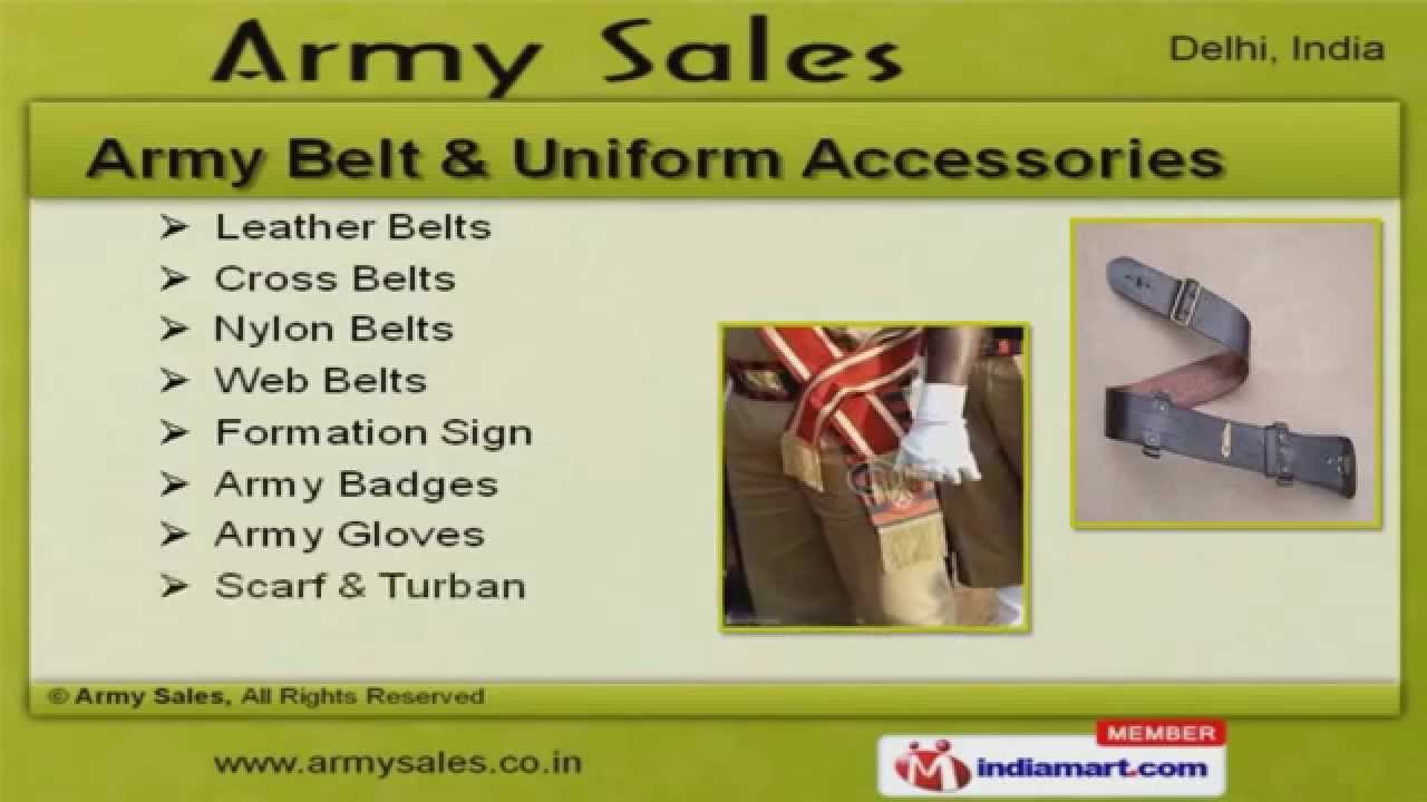 Indian Army Uniform Accessories