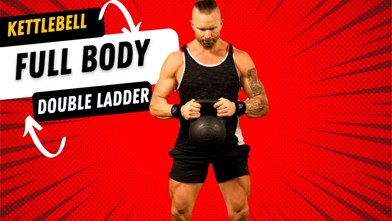 KETTLEBELL FULL BODY WORKOUT 20 MINUTES. [1 Exercise Double Ladder ...