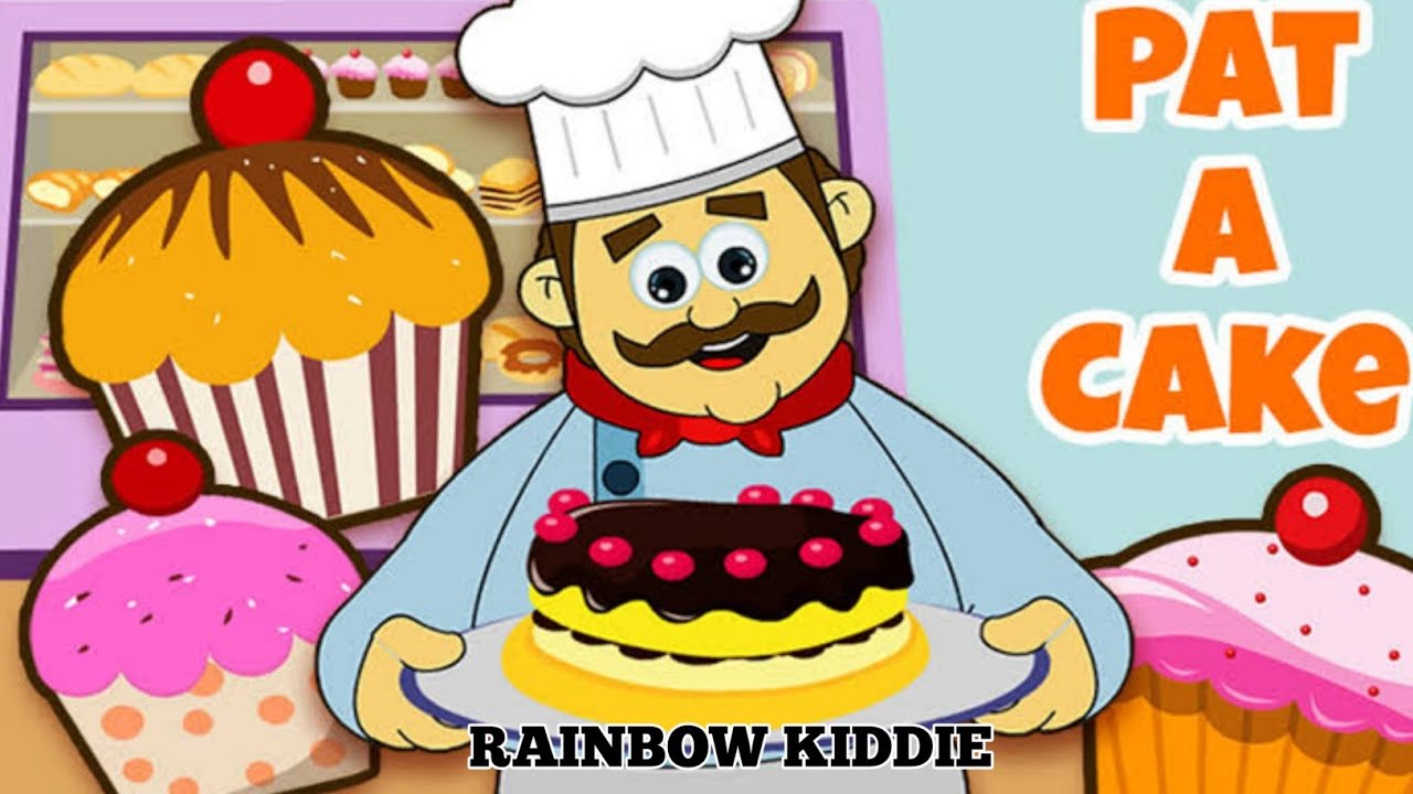 Pat a cake pat a cake bakers man| nursery rhymes with lyrics|English ...