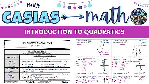 Quadratics Functions | Algebra 1 Lessons - YouTube