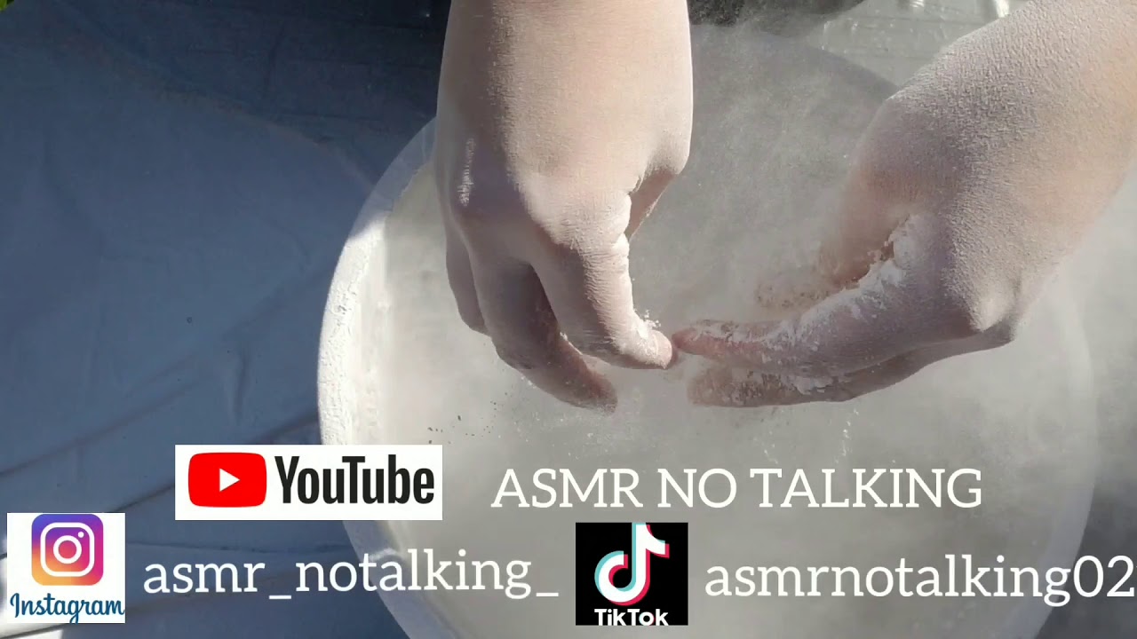 ASMR Babypowder Play (Powder Fall) - YouTube