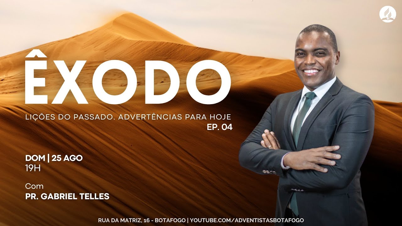 CULTO AO VIVO | SÉRIE ÊXODO - EP. 4 | Pr. Gabriel Telles | 25/8/2024 ...