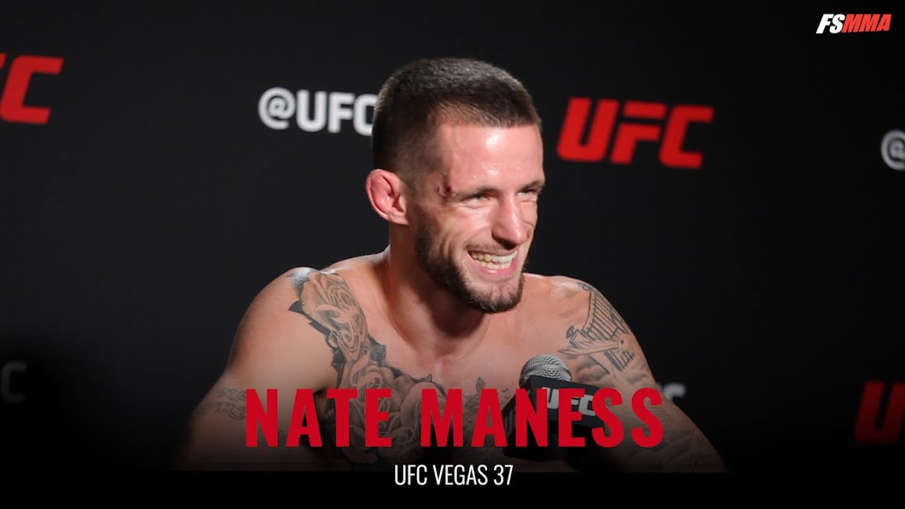 Nate Maness UFC Vegas 37 full post-fight interview - YouTube
