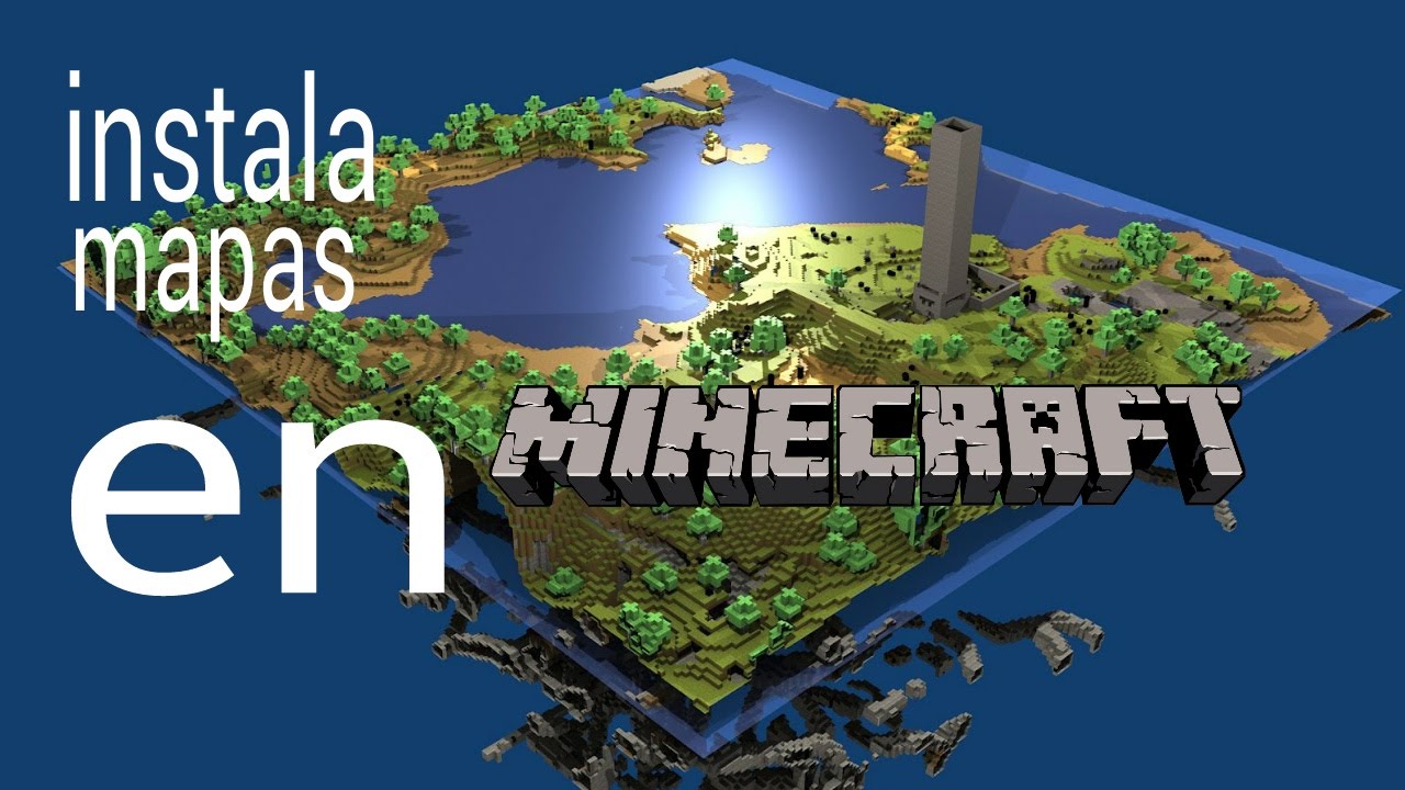 Como instalar tus mapas en minecraft poket edición:dani tutoriales - YouTube