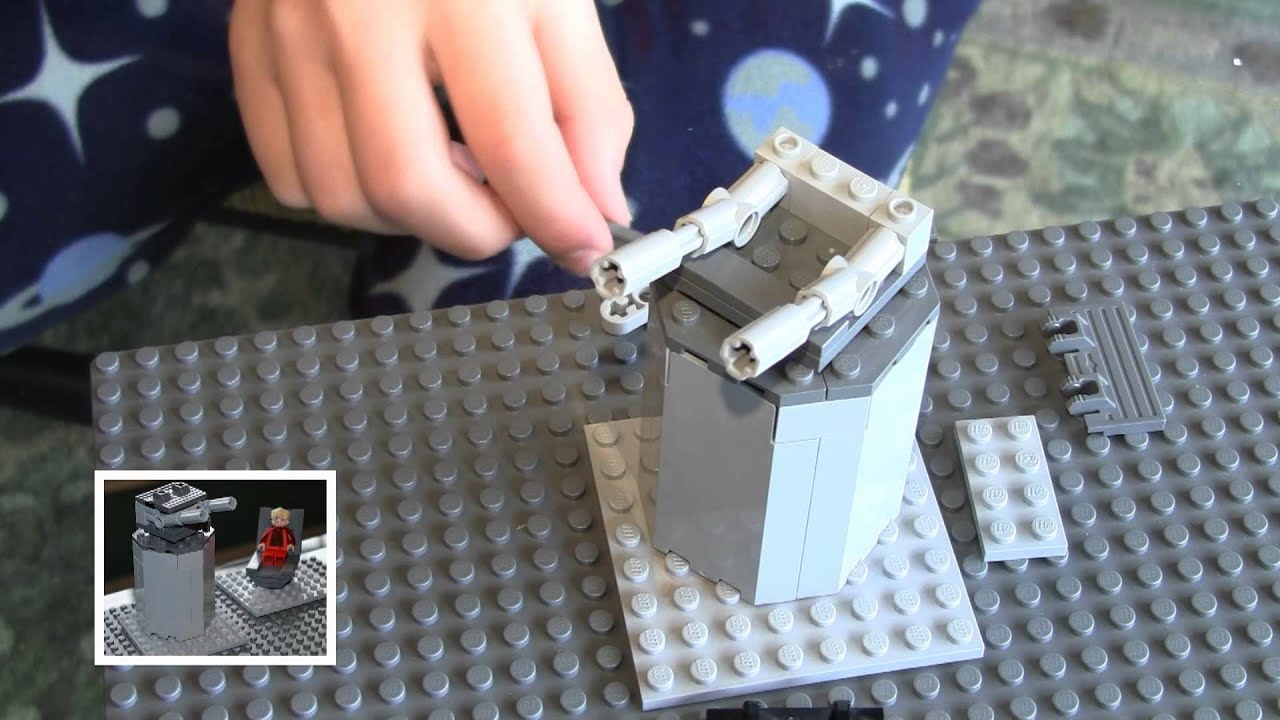 How-to Build a Lego Star Wars Turret - YouTube