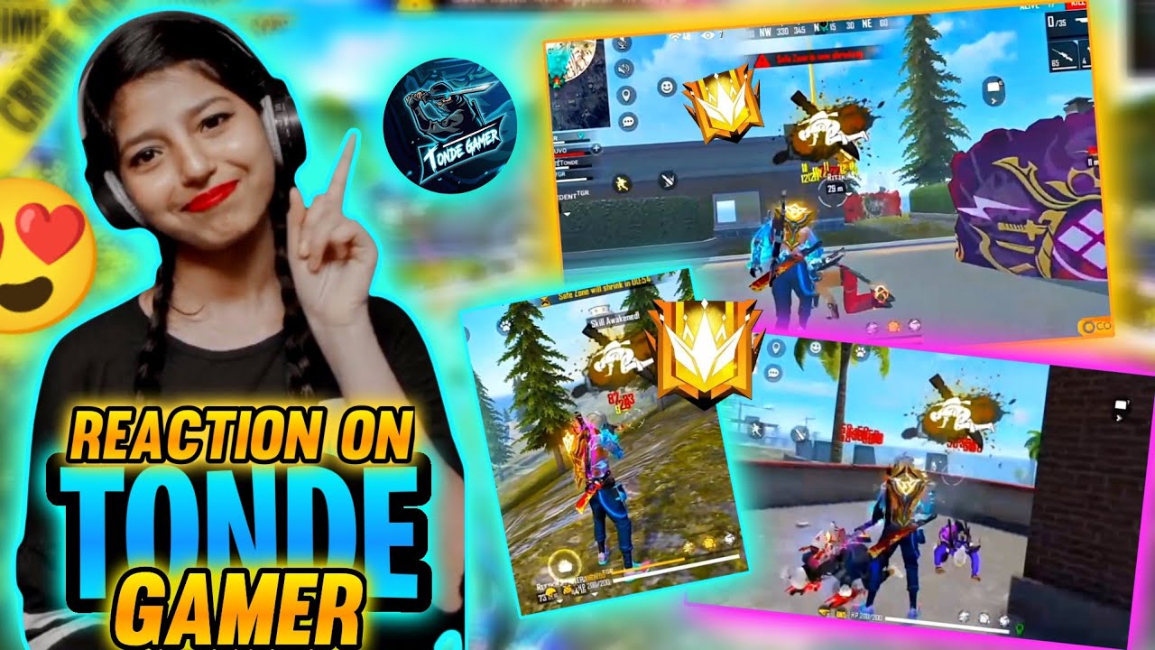 REACT ON TONDE GAMER || BEST ENTERTAINER OF FREE FIRE 😂🔥- GARENA FREE ...