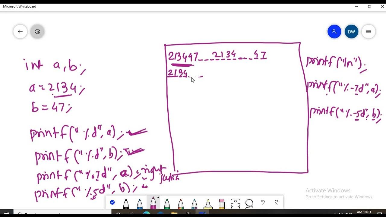 C Lecture 14 part 1: formatting printf - YouTube