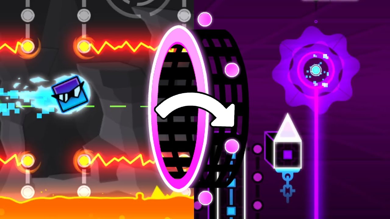 Fingerdash but Every Portal Swaps the Level | Geometry Dash - YouTube