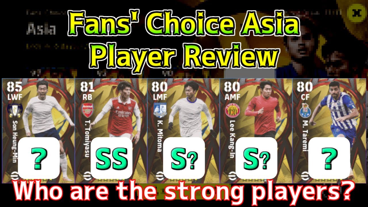 Fans' Choice Asia Player Review │ eFootball Mobile 2023 - YouTube