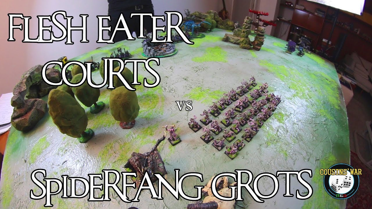 [BattleReport] Flesh Eater Courts VS Spiderfang Grots - Warhammer Age ...