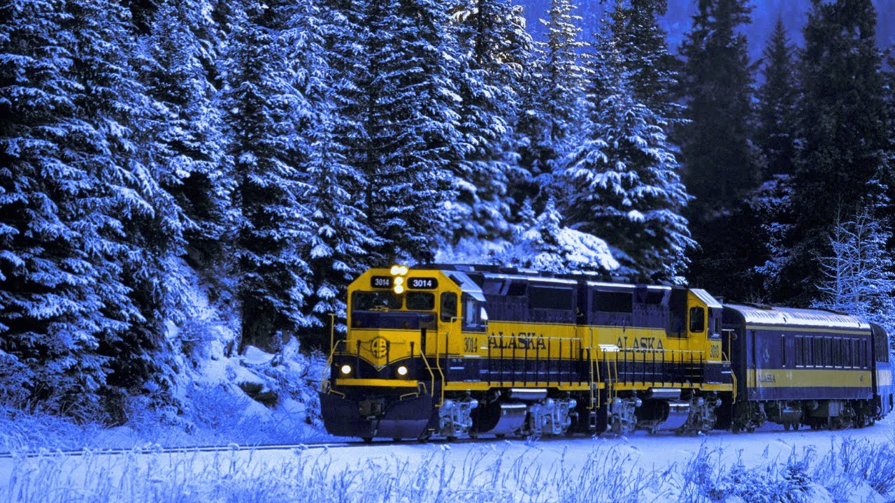 Daring Alaska Train Ride over Hurricane Gulch - YouTube