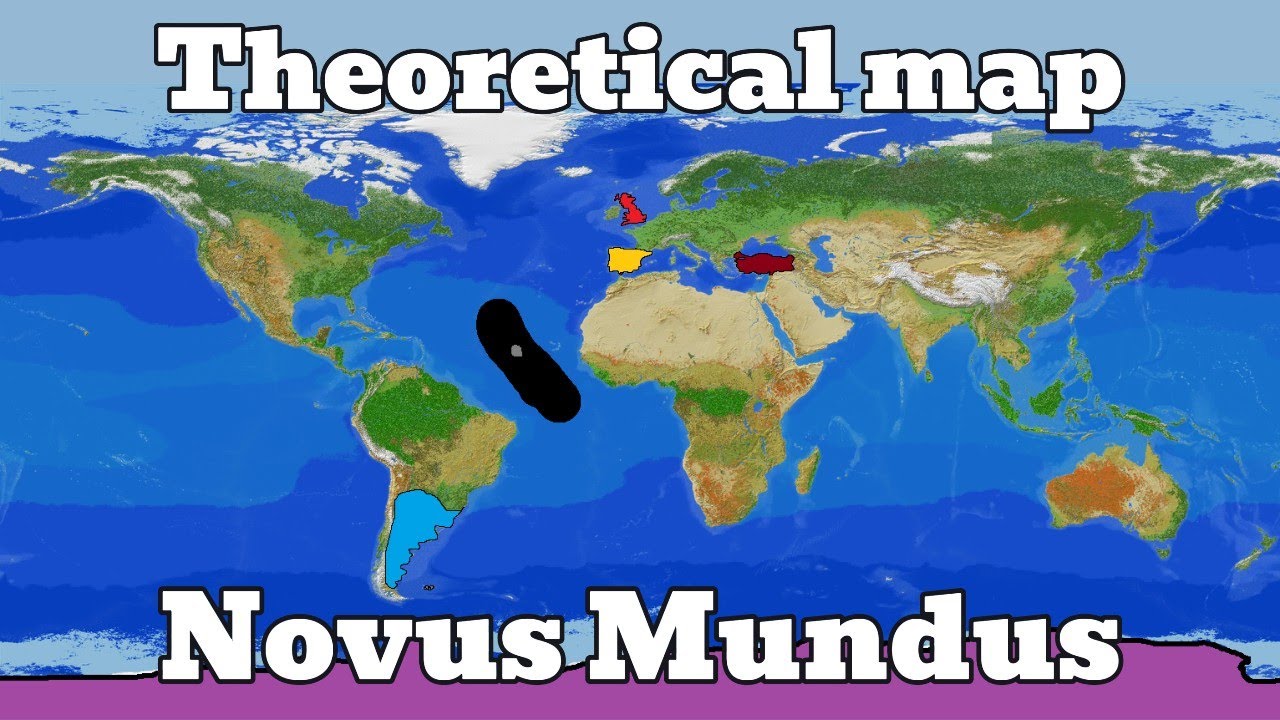 First pre-game diplomacy map for Novus Mundus - YouTube