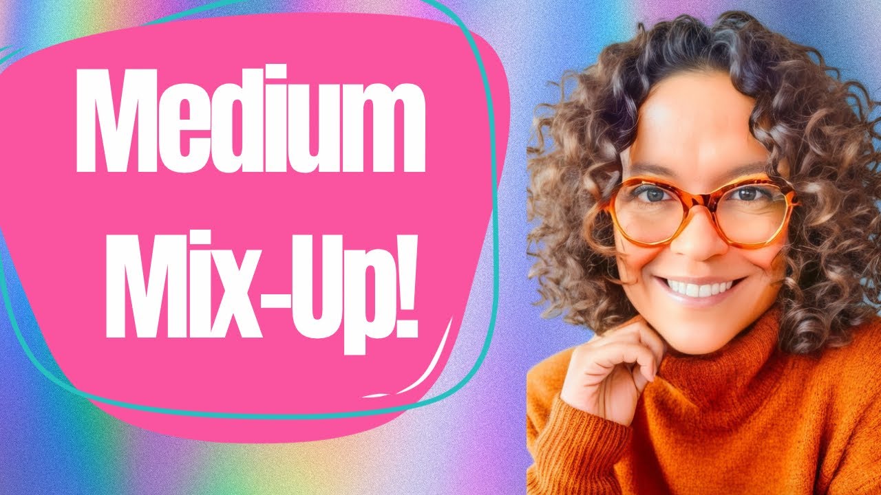 How To Make A Medium Mix-up Collage On Paper - YouTube