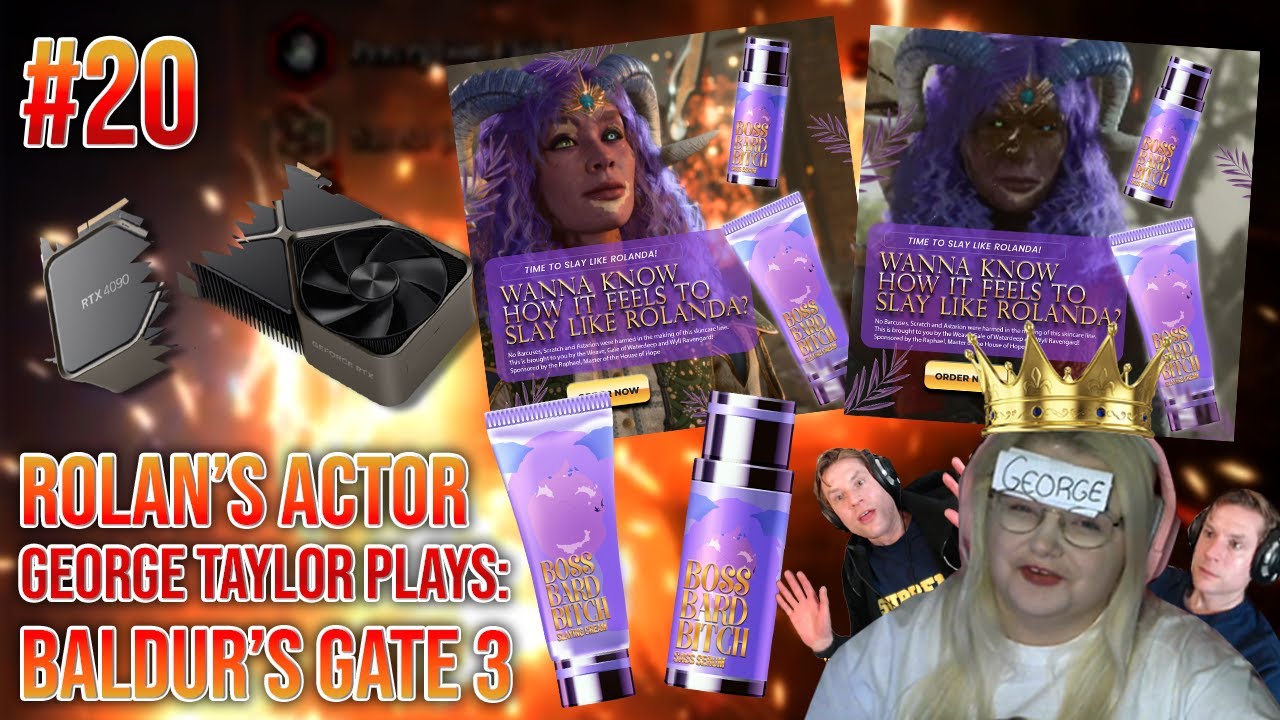 Rolan's actor - George Taylor plays Baldur's Gate 3 - Part 20 - April ...