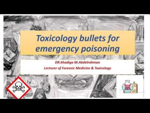Toxicology bullets for emergency poisoning🚫⚠️ - YouTube