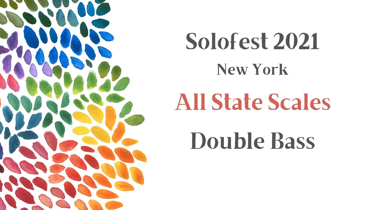 2021 All State (NY) Scales Double Bass - YouTube