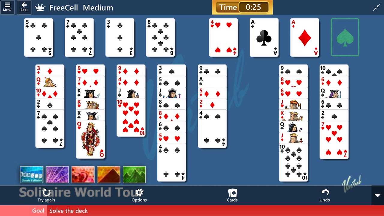 Microsoft Solitaire Collection - FreeCell [Medium] | June 24th 2020 ...