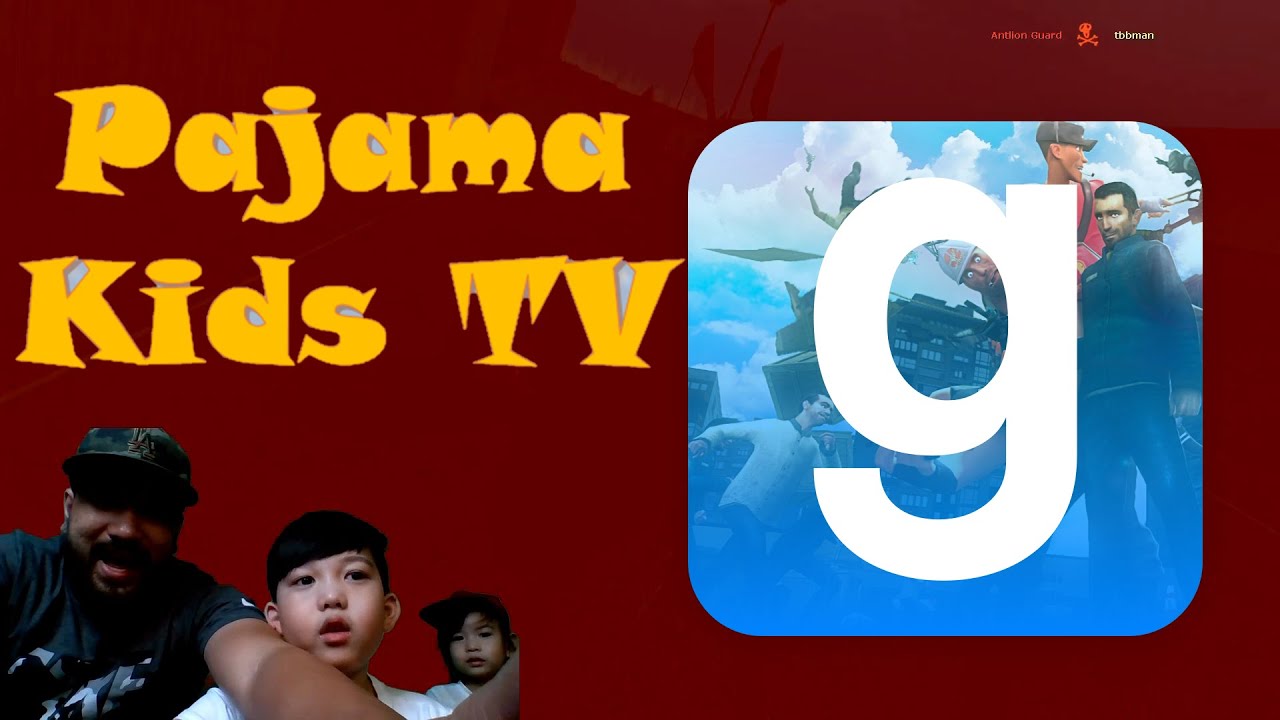 Garry's Mod - GMod - Pajama Kids play Garry's Mod in a dark compound ...