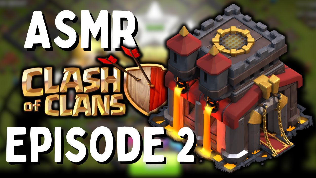 ASMR Clash of Clans | Playing on my TH10 Account! | Whispering - YouTube
