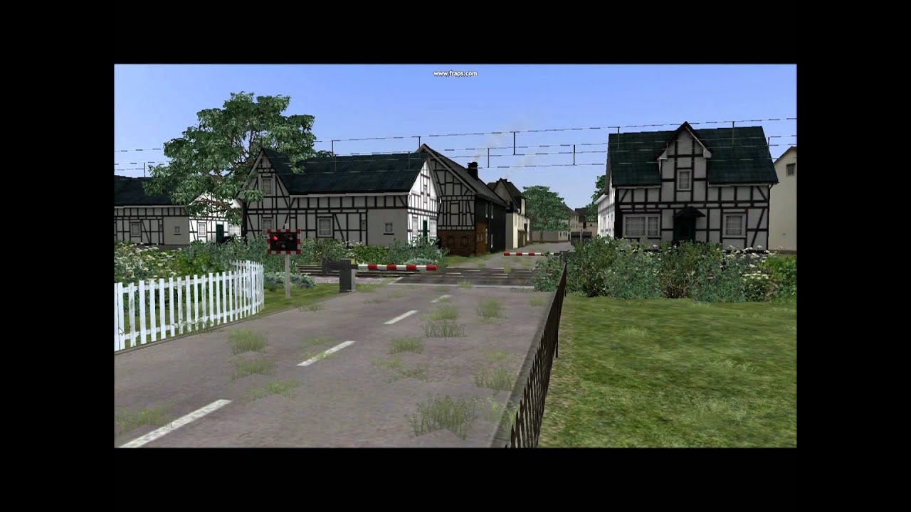 Animated Level Crossing Railworks ------ [HD 1080p] - YouTube