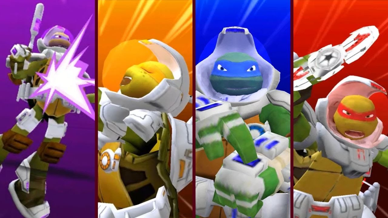 All Space Turtles Team | Teenage Mutant Ninja Turtles Legends - YouTube