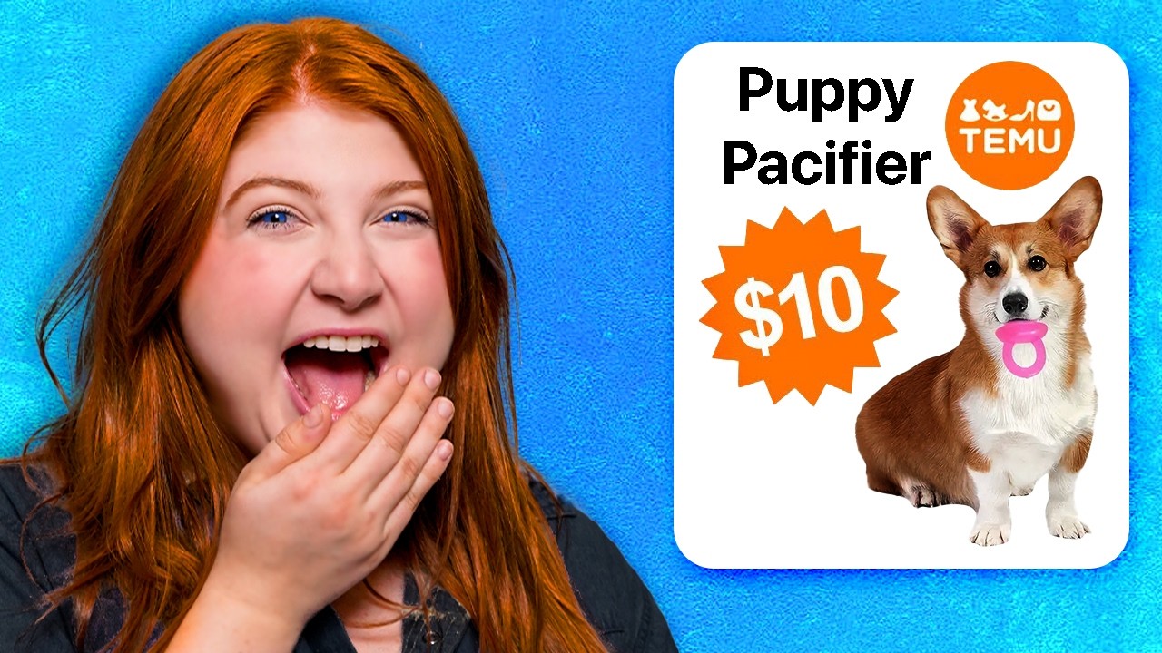 I Bought Every DOG Item from TEMU! *WEIRD* - YouTube