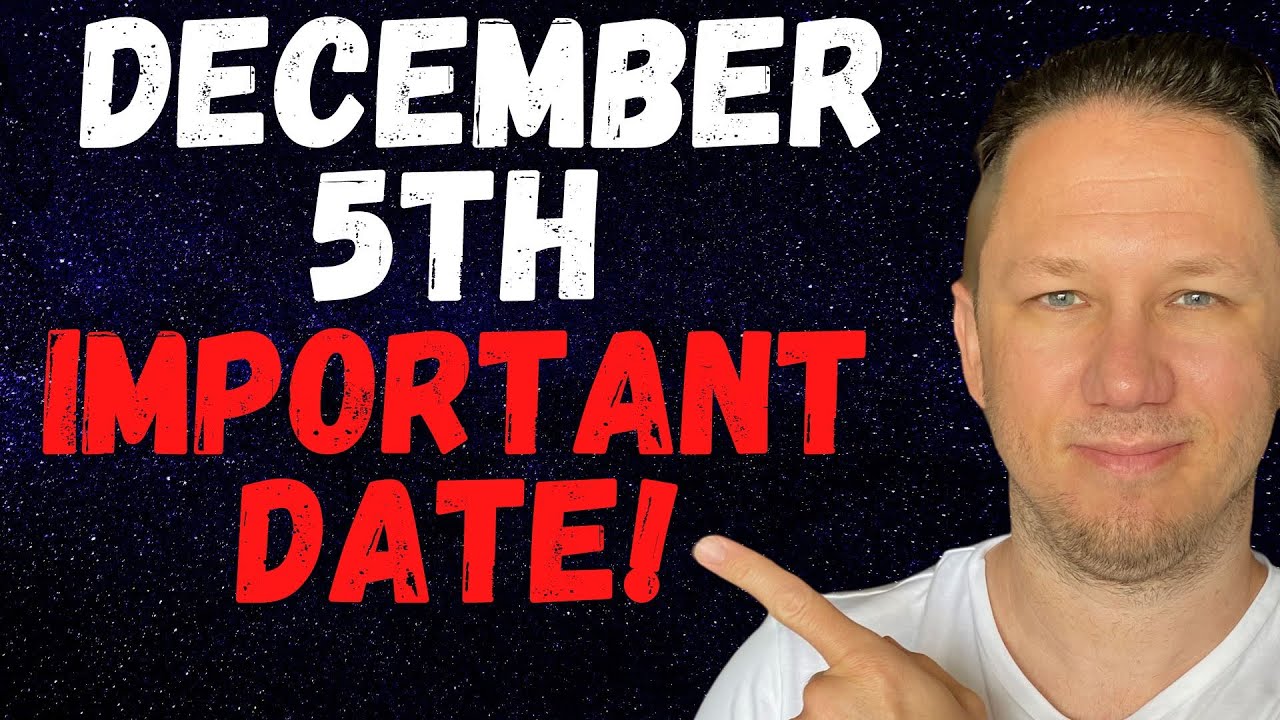 December 5th - Important Day For Americans & Announcement to Watch ...