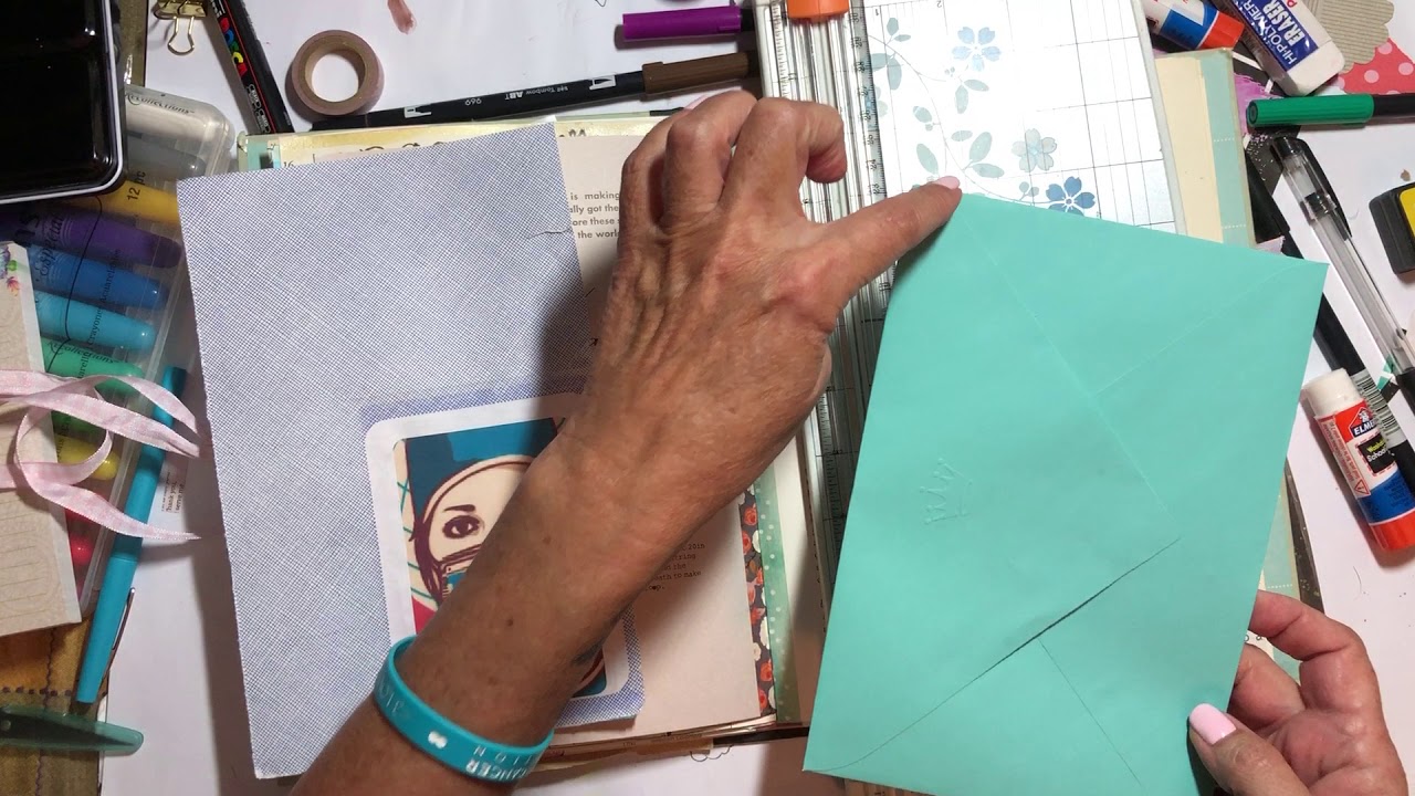 Just For Fun: Journal With Me 14-How To Create A Gusseted Pocket To Add ...